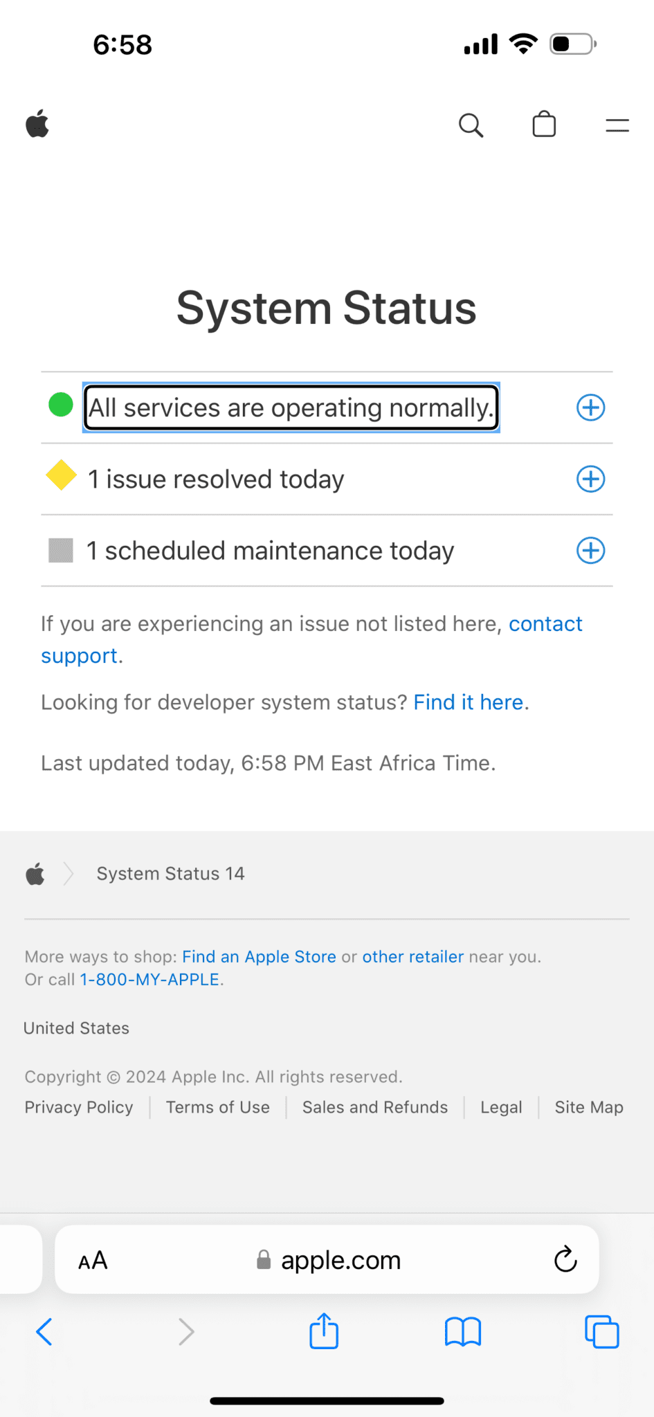 如何检查 Apple 系统状态（Apple 服务、商店和 iCloud） - Eksrr.com