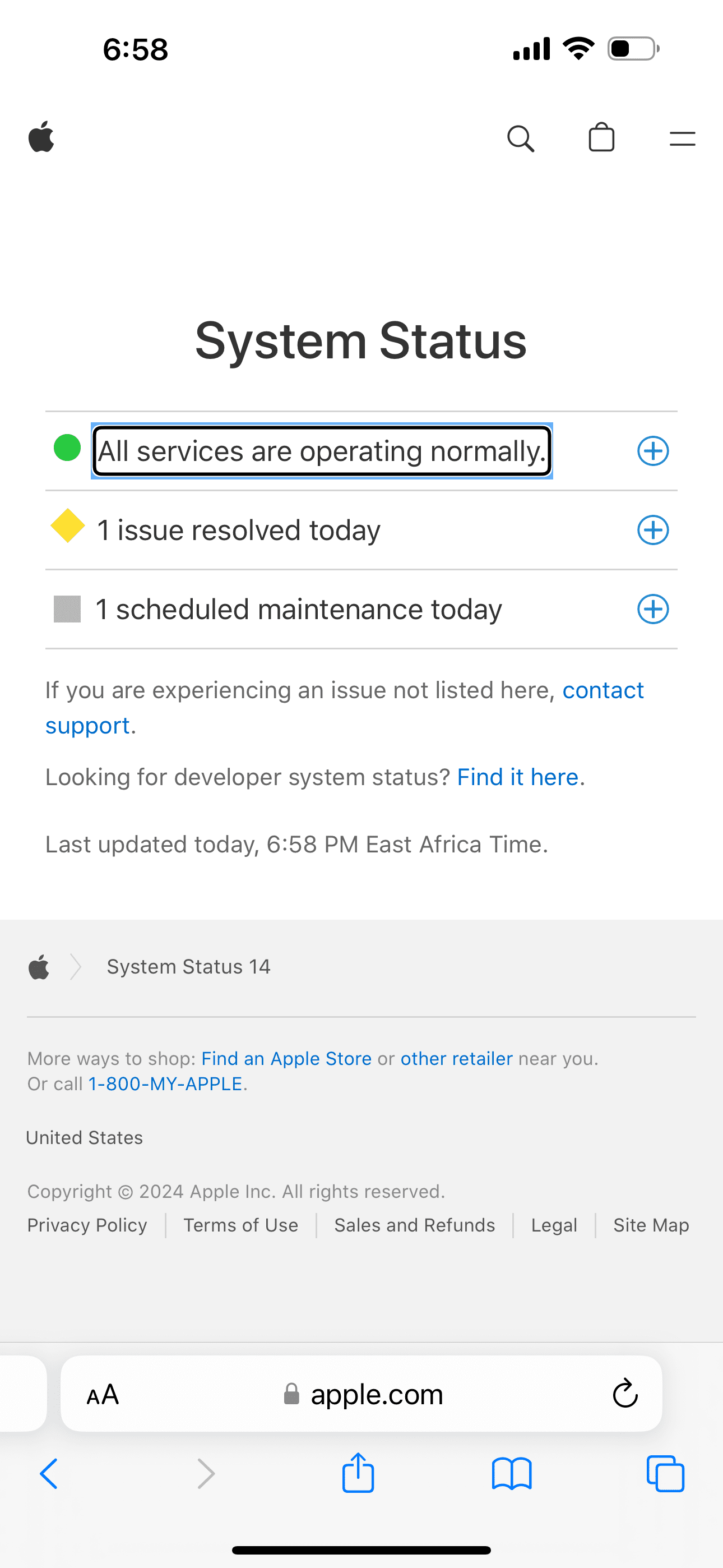 如何检查 Apple 系统状态（Apple 服务、商店和 iCloud） - Eksrr.com