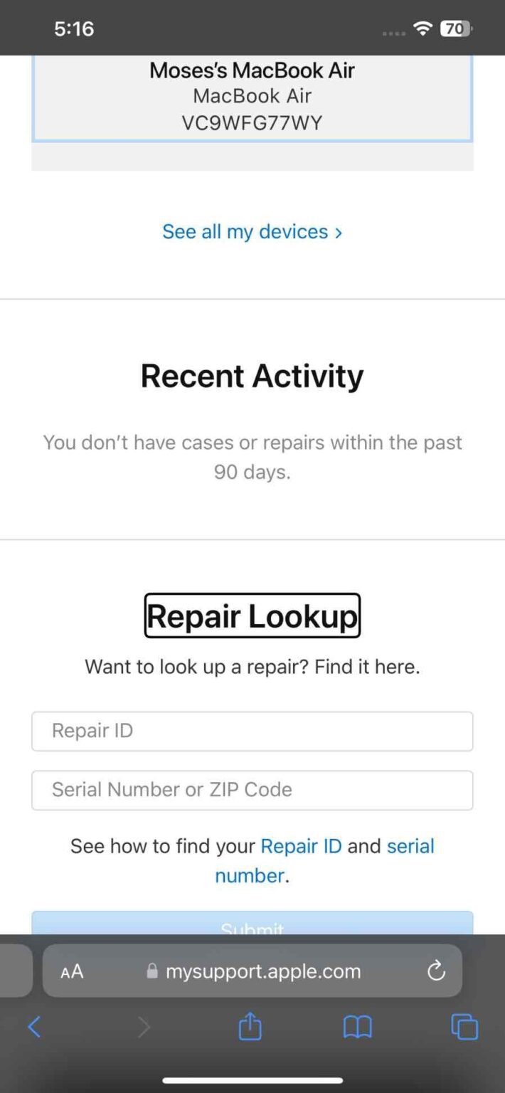 如何在线查看 Apple 维修状态 - Eksrr.com