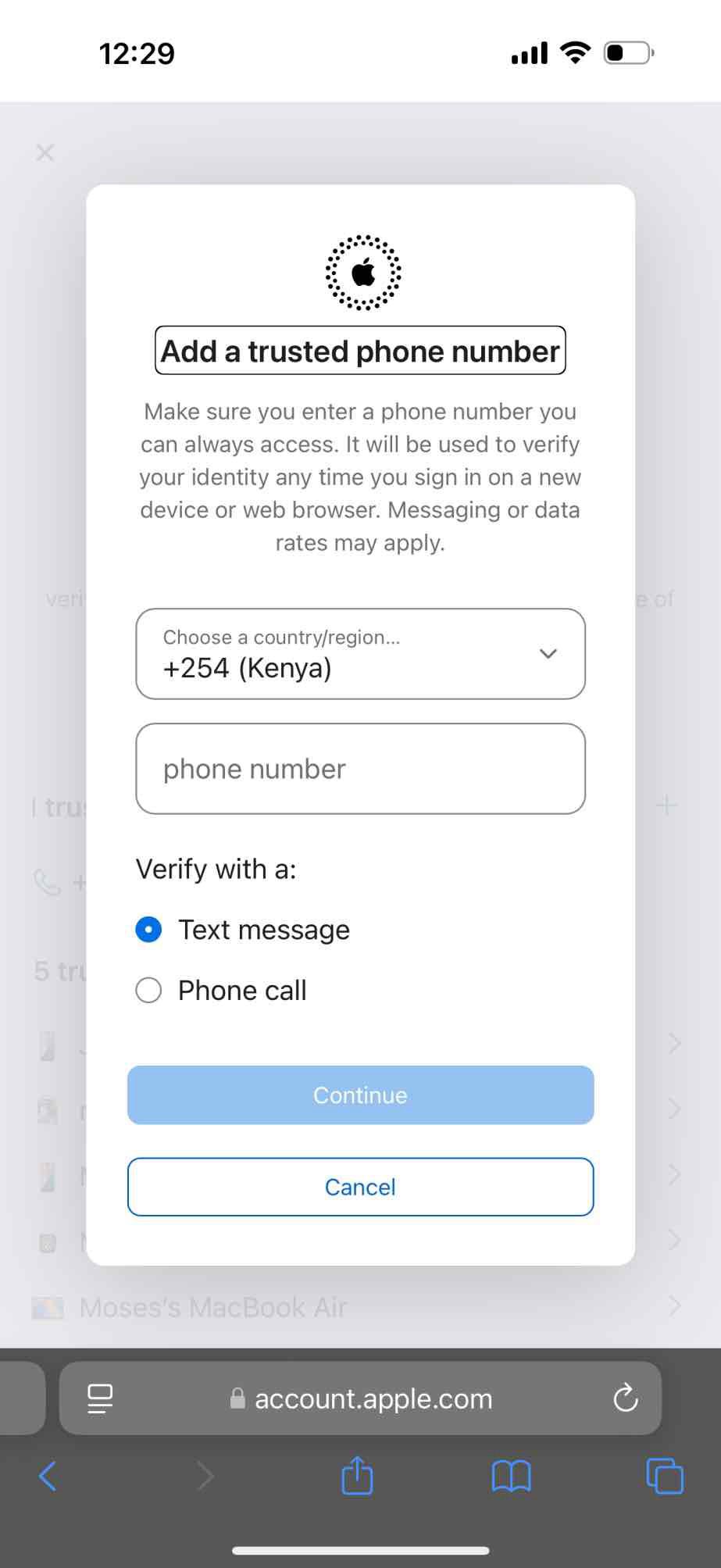 如何更改Apple帐户电话号码 - Eksrr.com