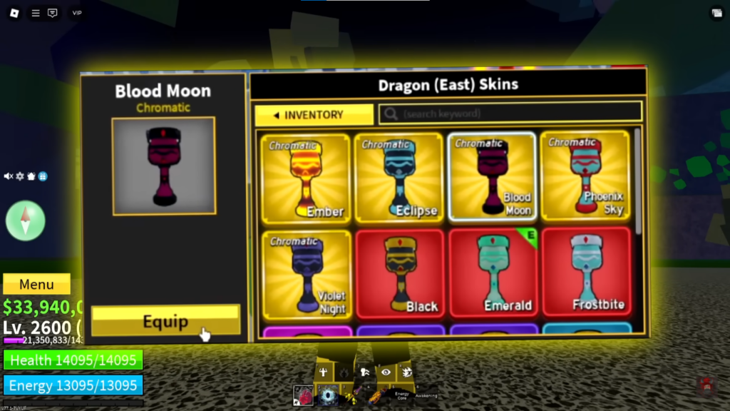 Blox Fruits 火龙果中的所有彩色果皮 - Eksrr.com