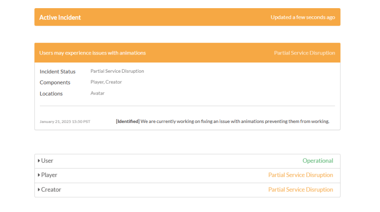 Roblox 行走动画在游戏中不起作用 - Eksrr.com