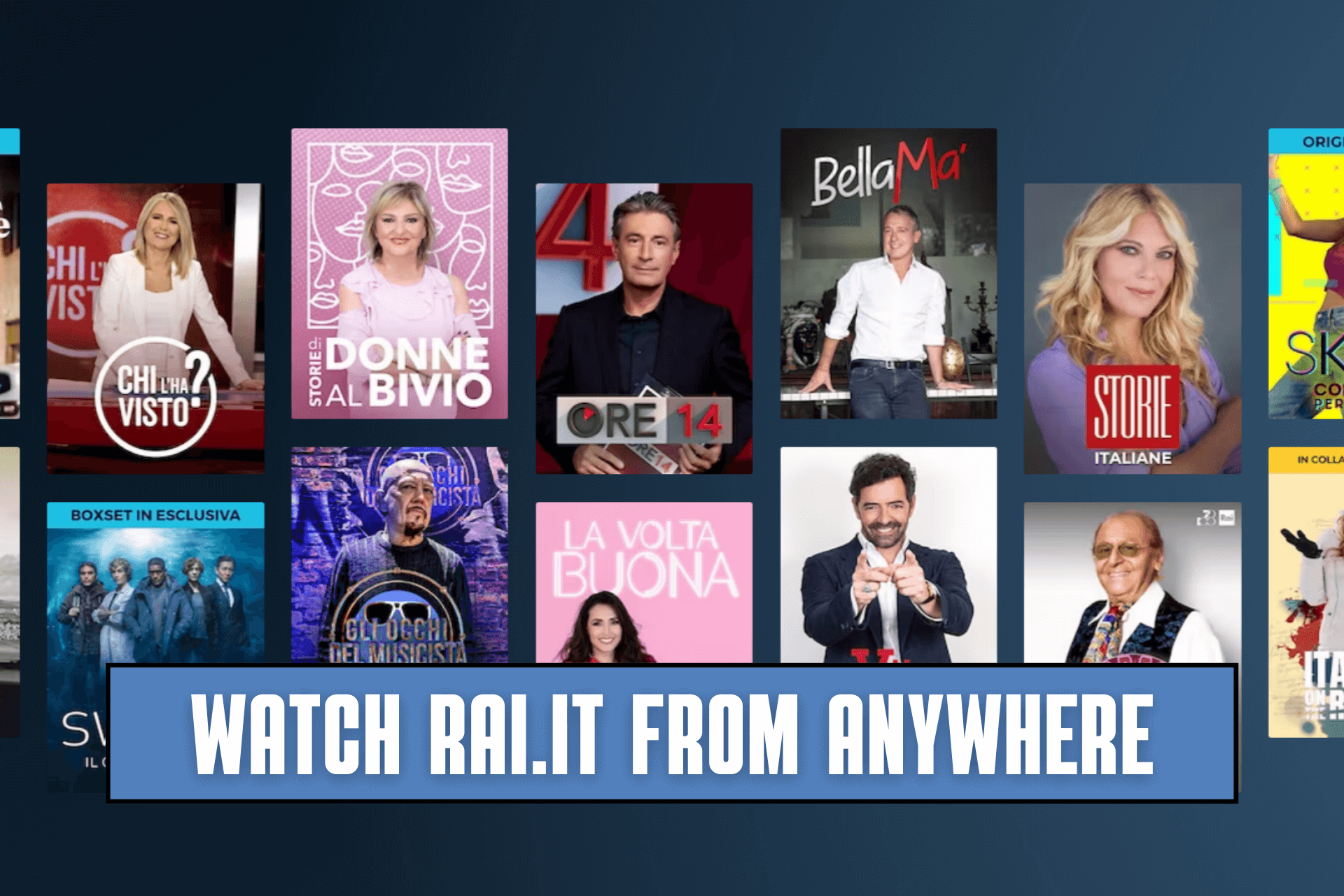 如何在意大利外观看rai.it [简单的逐步指南] - Eksrr.com